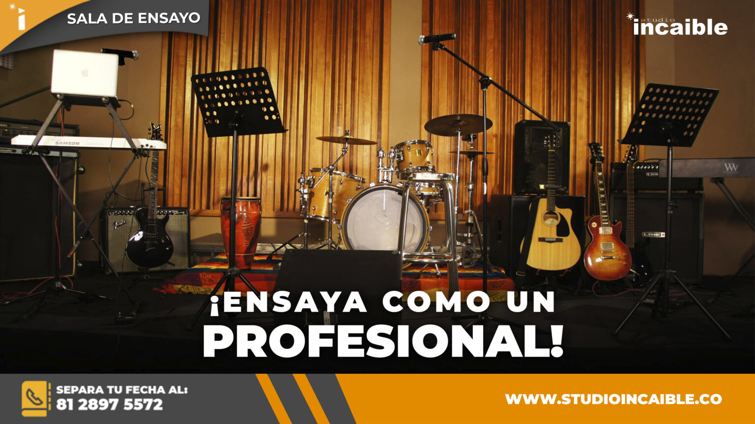 Sala de ensayo – Studio Incaible